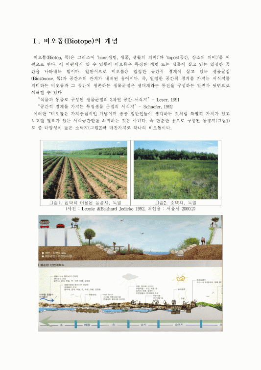 비오톱의 모든 것