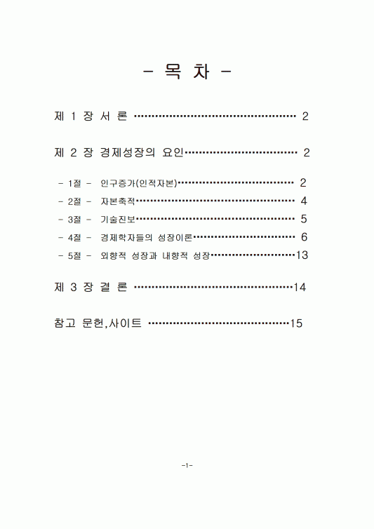 경제성장요인