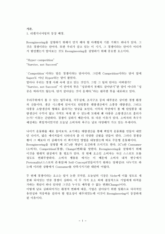 리엔지니어링레포트