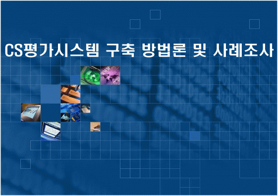 [경영학/마케팅조사] CS평가시스템 구축 방법론 및 사례조사