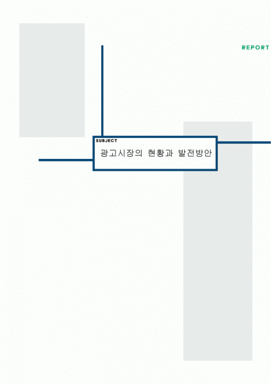 광고 종류와 문제점 및 발전방안