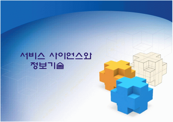 서비스 사이언스와 정보기술