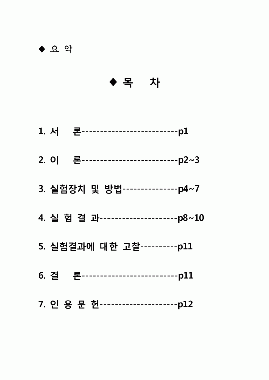 막분리 실험 결과 레포트