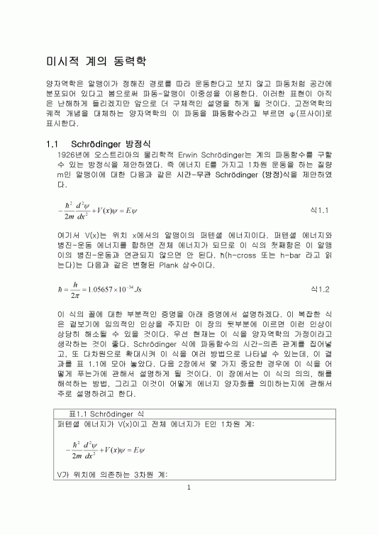 파동방정식의 수학적 해석