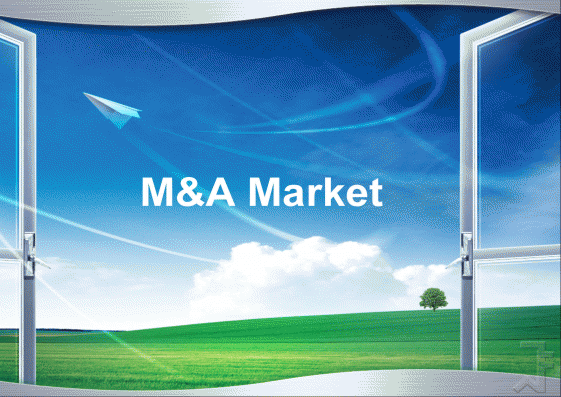 M&A Market 레포트 자료