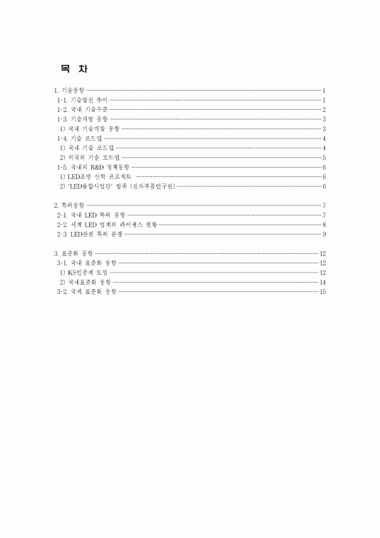 led 산업의 주요 기술동향