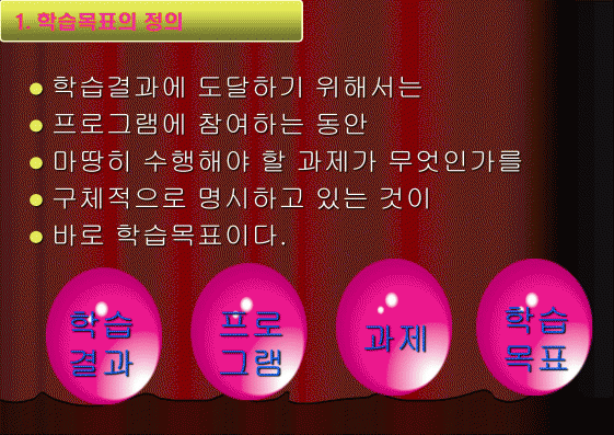 교육학) 학습목표의 분류 및 기술방식