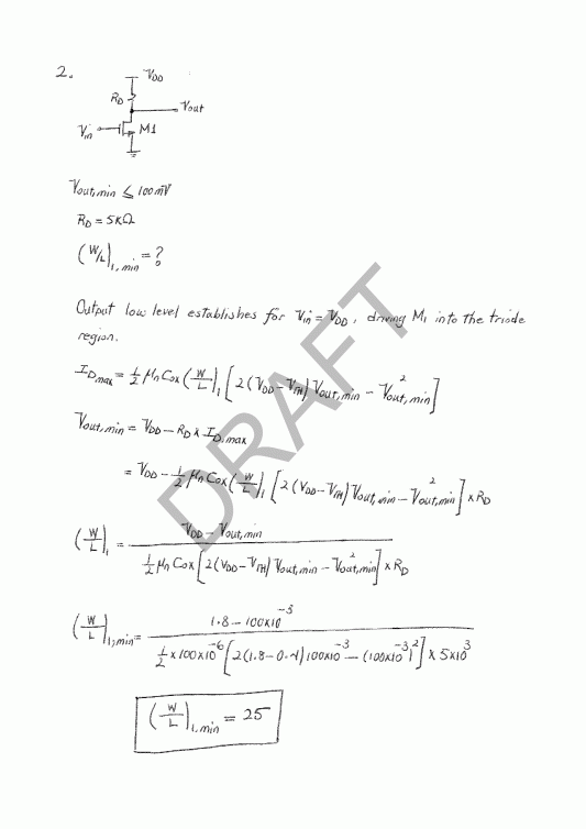 Razavi - fundamentals of microelectronics(전자회로) 15장 솔루션