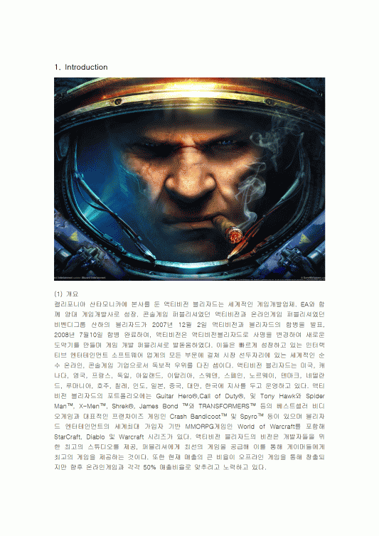 블리자드의 마케팅 성공사례