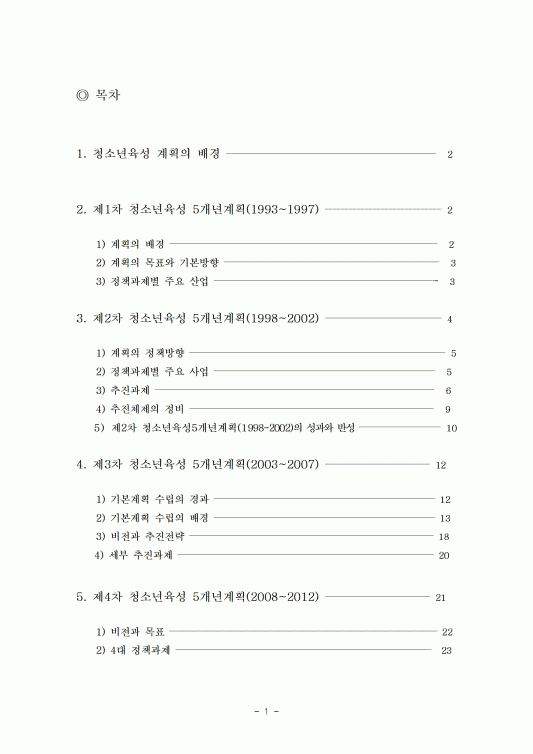 [사회복지] 청소년육성제도론