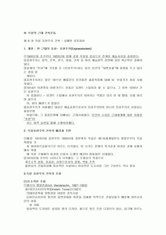 독일의 근대건축운동,실패한 유토피아