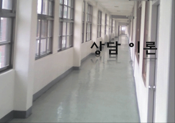 상담이론 정신분석 상담이론