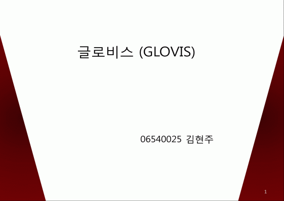글로비스의 3PL 도입 및 사례 발표