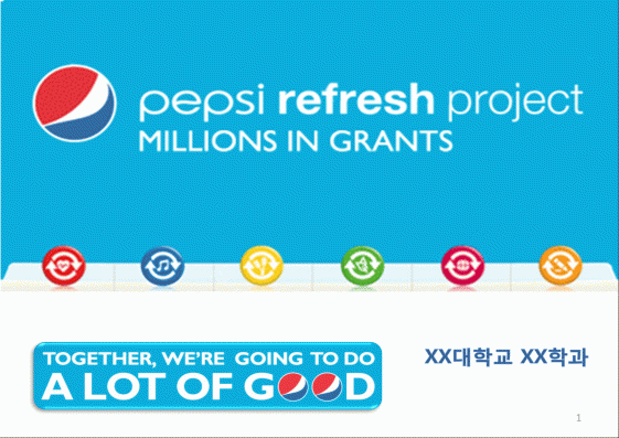펩시(pepsi) 리프레쉬 프로젝트(refresh project) 분석
