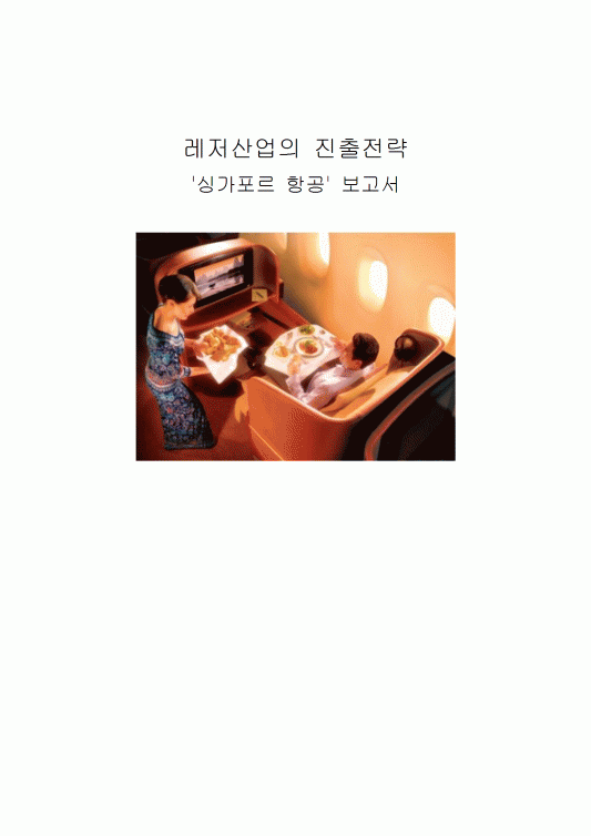 싱가포르 항공사