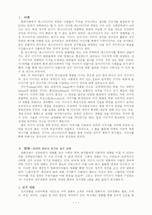 정치와 이미지