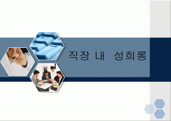 직장내 성희롱의 실태 예방과 대처