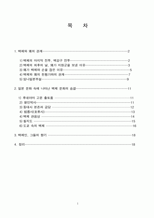 일본과 백제의 관계