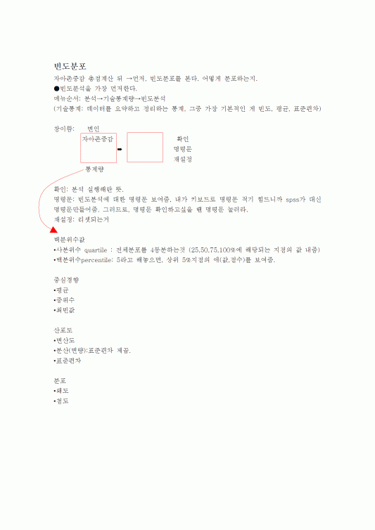 통계심리학과 강의 내용 정리