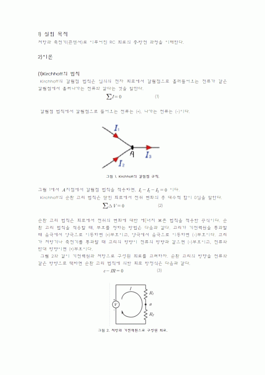 RC회로 예비결과