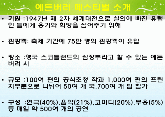 에든버러페스티벌