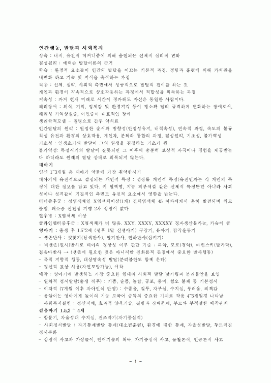 사회복지 1급 국가고시 치르기 일주일 전 참고 자료