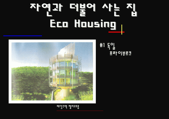 친환경 도시 프라이부르크