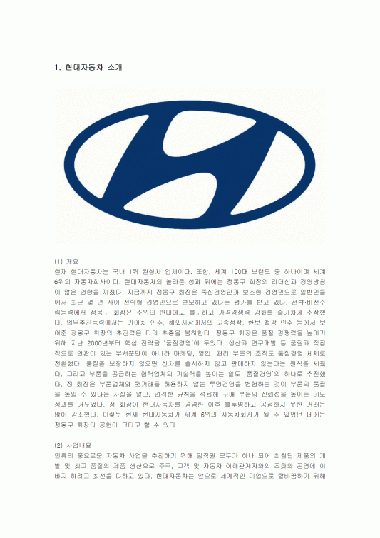 현대자동차의 중국 진출 마케팅 전략 분석