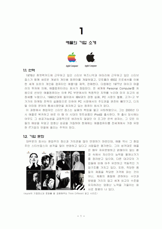 [경영]애플의기업소개