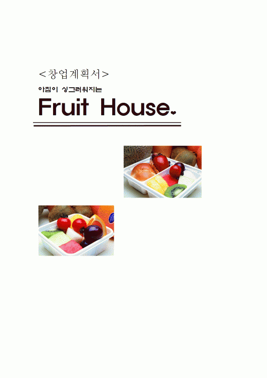창업 완성본 레포트 자료