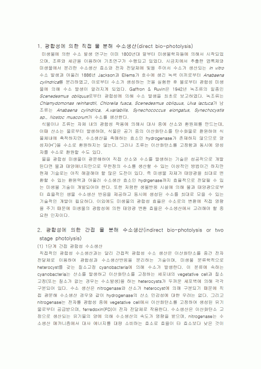 미생물 발효에 의해 생산되는 발효산물-