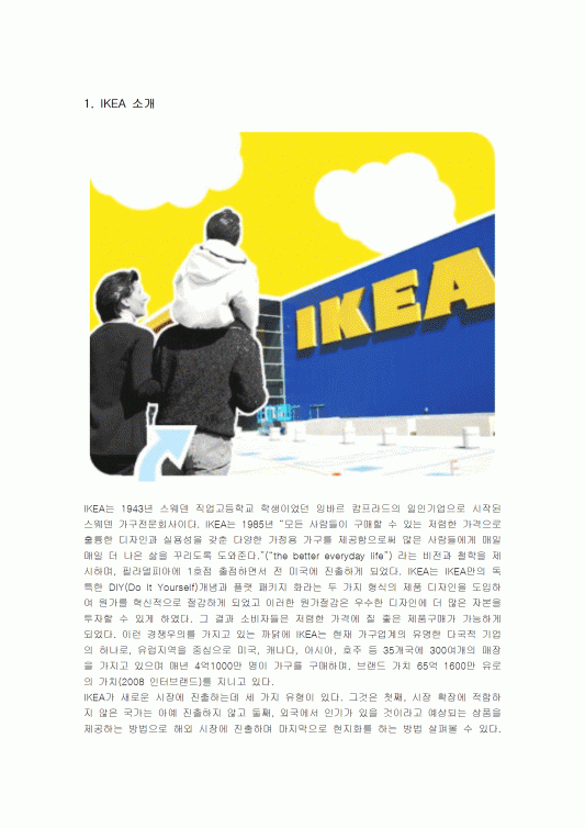 IKEA의 핵심역량과 마케팅 분석