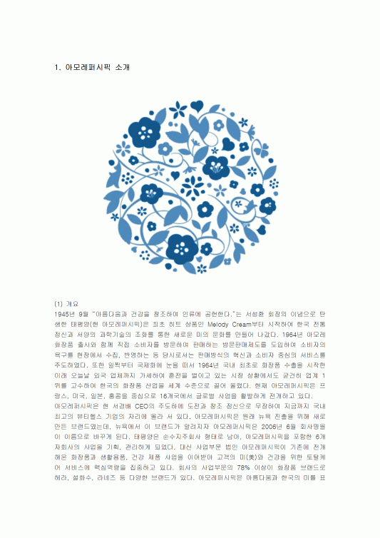 아모레퍼시픽의 프랑스 진출 사례 분석