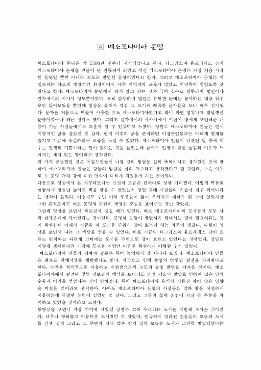 메소포타미아문명