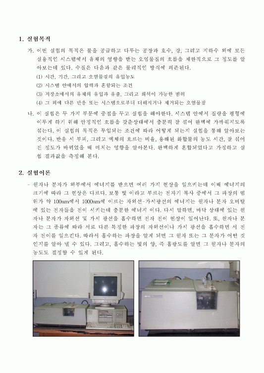 UV 결과 레포트 자료