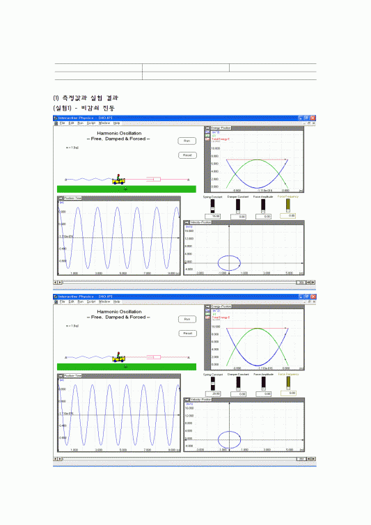 09.5.28 (10장-컴퓨터화상실험단조화운동)