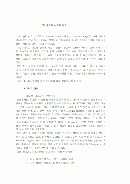 기업문화와 이미지 전략