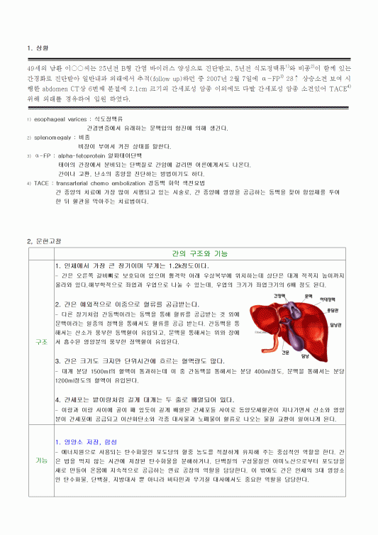 내과] 간경화 case study
