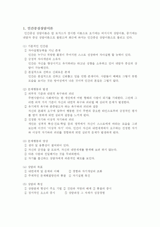 진로상담이론