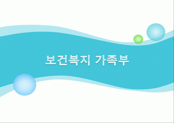 보건복지 가족부