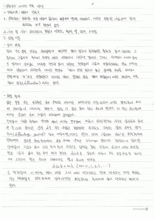 분광기 만들기 결과