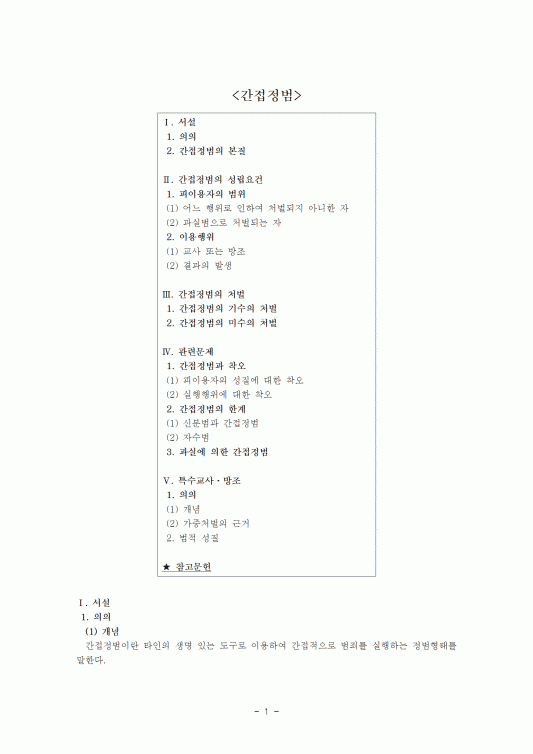 [형법총론]간접정범