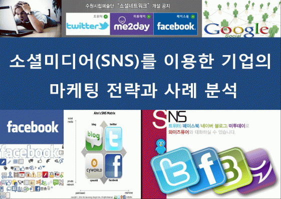 쇼셜미디어를 이용한 기업의 마케팅 전략과 사례 분석