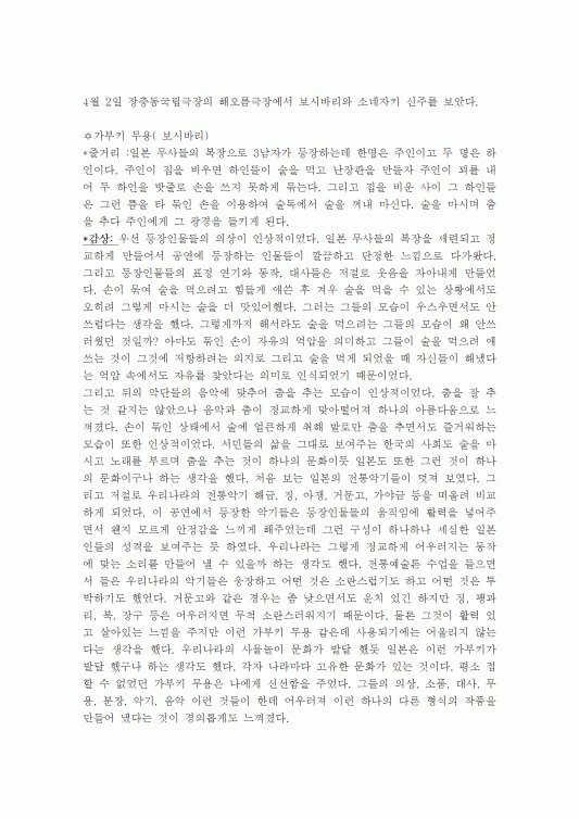 가부키[2] 레포트 자료