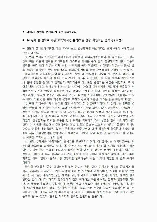 경영학 콘서트