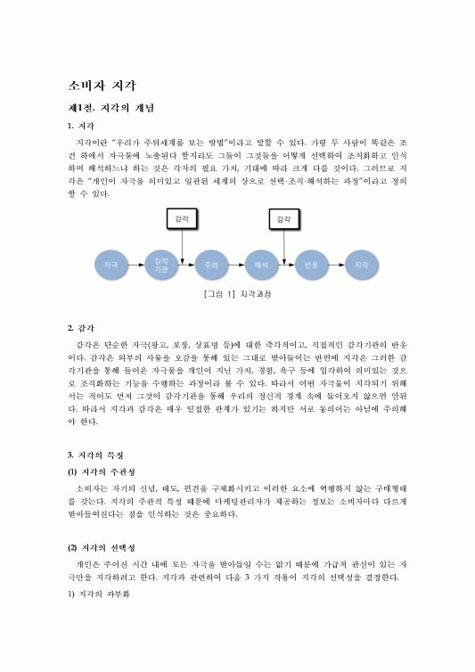 [공학/컴퓨터/통신] 소비자 지각