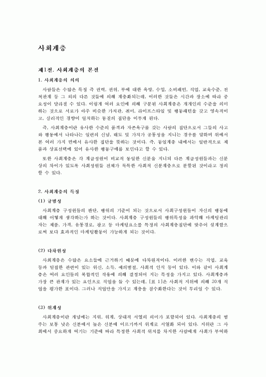 소비자 사회계층