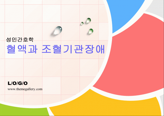 성인간호학 [혈액과 조혈기관장애 ppt]