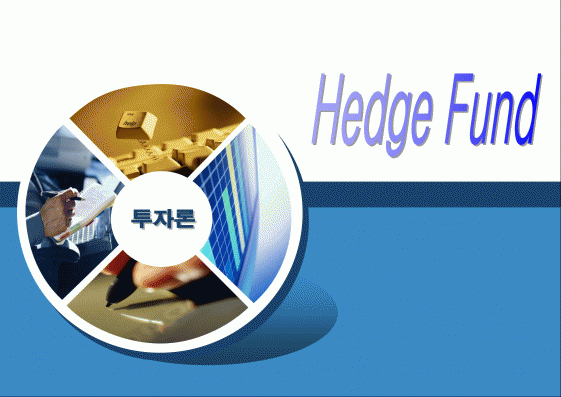 헤지펀드 ppt 레포트 자료