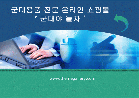 인터넷비지니스전략-군대야놀자 (군대용품 전문 온라인 쇼핑몰 ’군대야 놀자’)